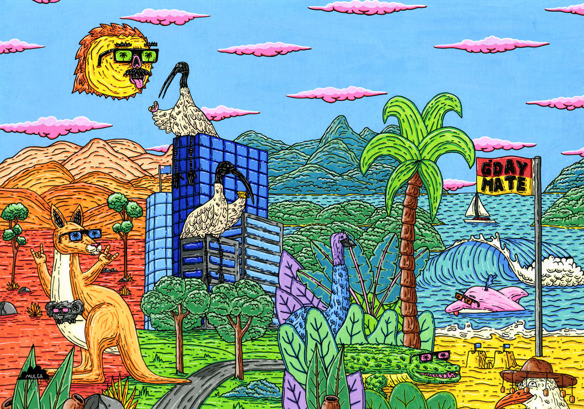 Straya - Original Painting – Mulga The Artist