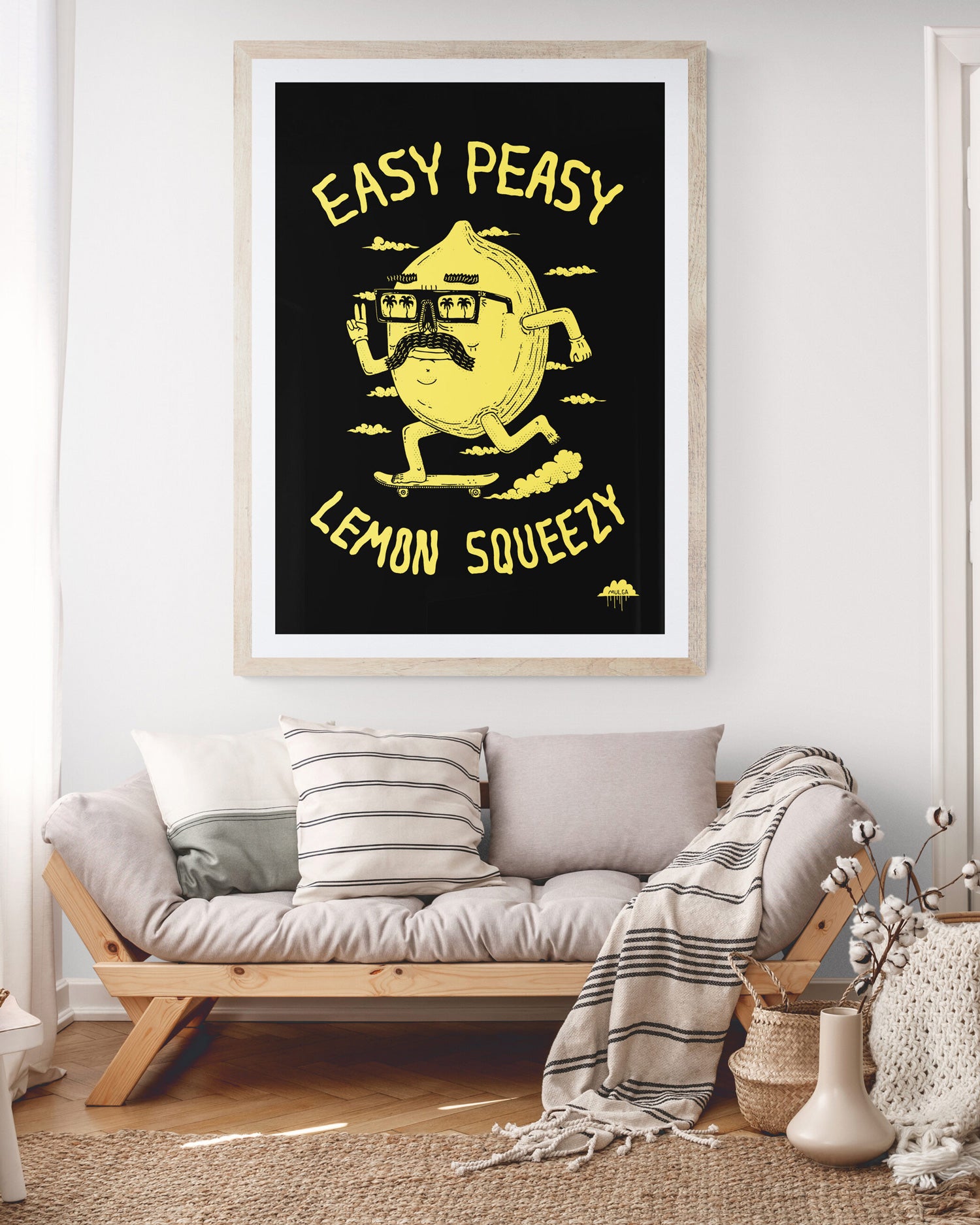 Easy Peasy Lemon Squeezy - Fine Art Print – Mulga The Artist