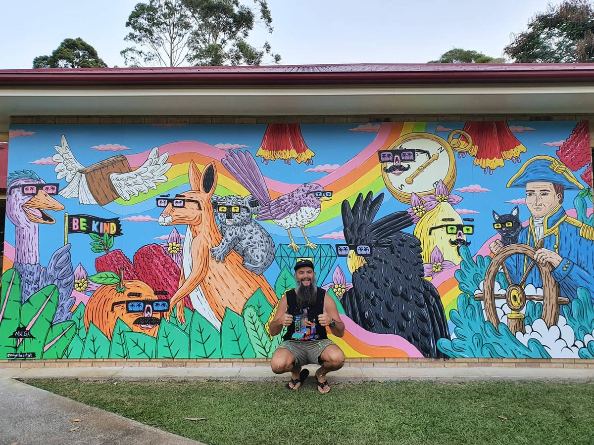 Matthew Flinders Anglican College, Sunshine Coast, QLD. – Mulga The Artist