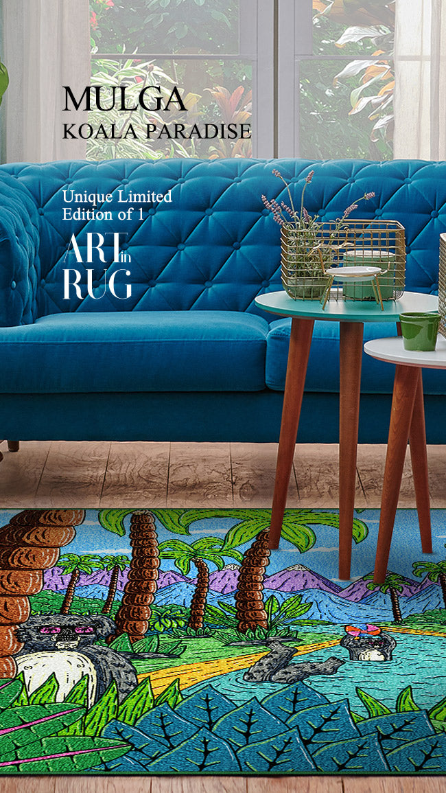 MULGA X ART IN RUG – Mulga The Artist