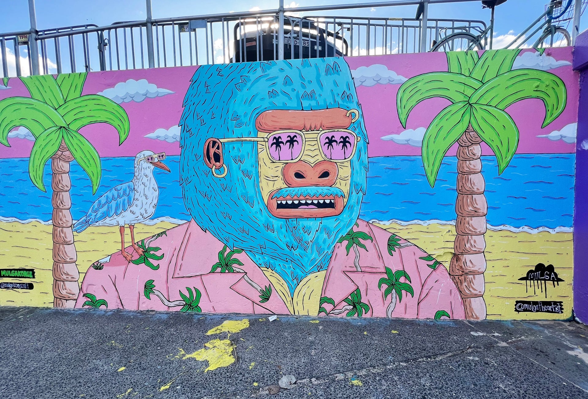 Mulgakongz Mural - Bondi Beach, NSW – Mulga The Artist