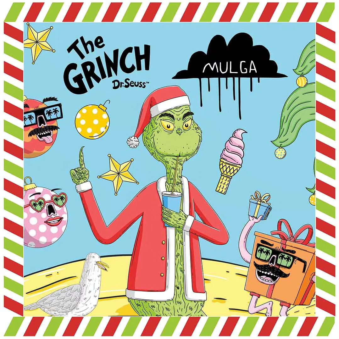 MULGA X DR SEUSS X THE GRINCH – Mulga The Artist