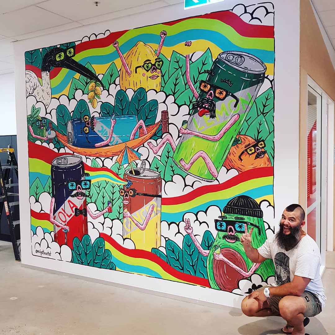 MULGA X RED BULL HQ – Mulga The Artist