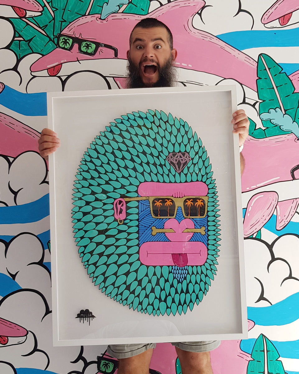 *SOLD* Mulga the Gorilla - Original Painting – Mulga The Artist